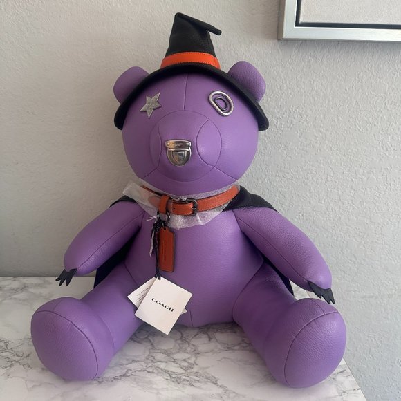 Coach | Accessories | Coach Halloween Collection Witch Purple Bear ...